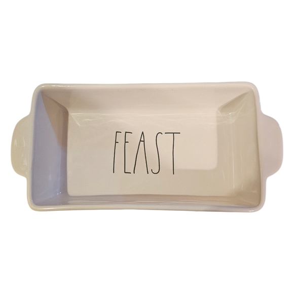 Rae Dunn | Kitchen | Rae Dunn Feast Loaf Pan Nwt | Poshmark